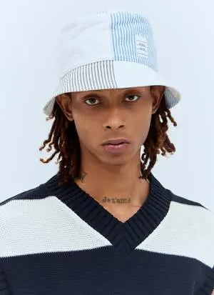 Thom Browne Quarter Bucket Hat - Blue