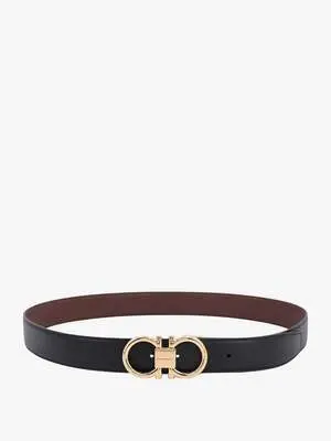 FERRAGAMO Reversible Leather Belt - Multicolor