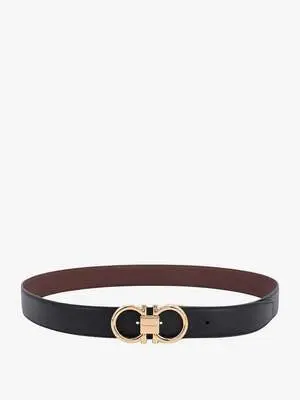 FERRAGAMO Reversible Leather Belt - Multicolor