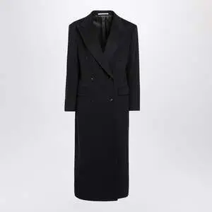 Tagliatore Double-breasted Anthracite Grey Wool Coat - Gray