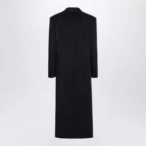 Tagliatore Double-breasted Anthracite Grey Wool Coat