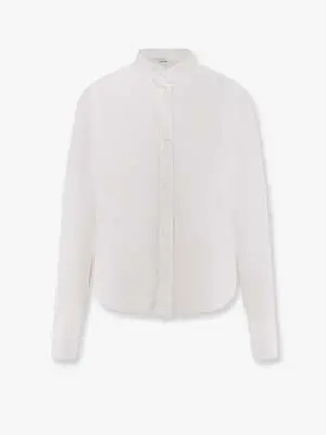 Givenchy Open Back Cotton Shirt - White