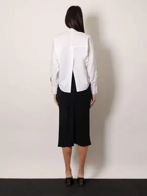 Givenchy Open Back Cotton Shirt