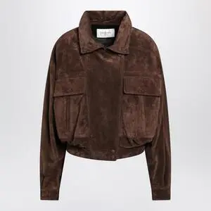 Saint Laurent Vintage Suede Leather Jacket - Brown