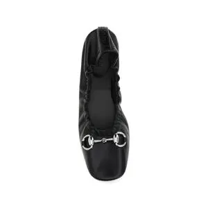 Gucci Leather Ballet Flats