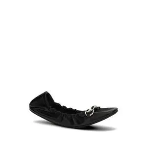 Gucci Leather Ballet Flats - Black