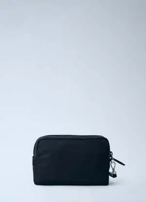 Prada Compact Nylon Pouch With Logo Detail