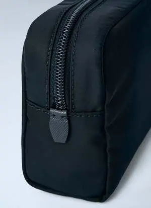 Prada Compact Nylon Pouch With Logo Detail