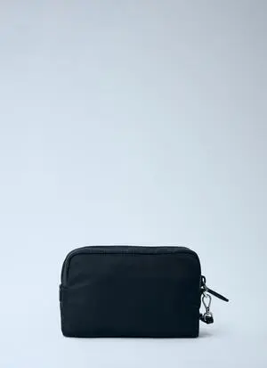 Prada Compact Nylon Pouch - Black