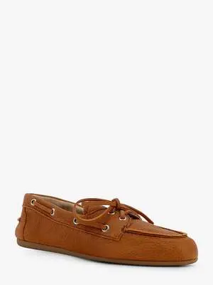 Miu Miu Vintage Effect Leather Loafers - Multicolor