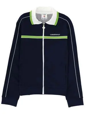 Casablanca Zip Sweatshirt - Blue