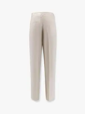 TOTEME Double-pleat Fluid Viscose Trousers