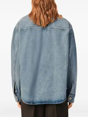 AMI Paris De Coeur Denim Shirt