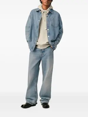 AMI Paris De Coeur Denim Shirt