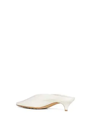 Bottega Veneta Shiny Leather Vesta Mule Pumps - Multicolor