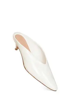 Bottega Veneta Shiny Leather Vesta Mule Pumps - Multicolor