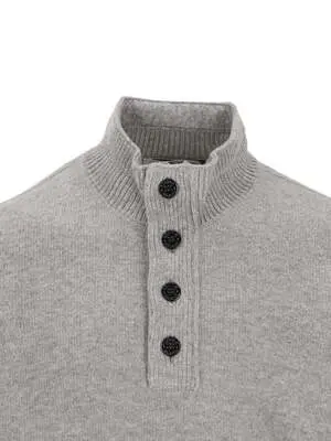 Stone Island Wool Turtle-neck Sweater