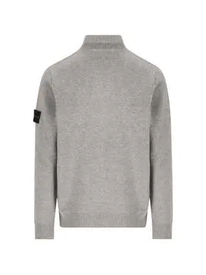 Stone Island Wool Turtle-neck Sweater