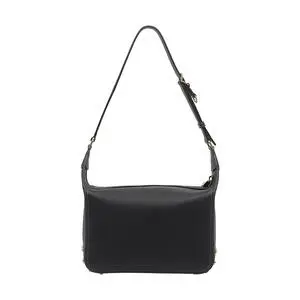 TOD'S Mini Leather Metal Dots Shoulder Bag - Black
