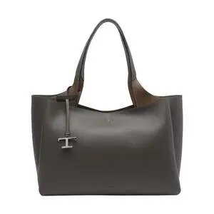 TOD'S Medium Leather Bag - Gray