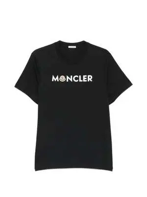 Moncler Logo Cotton T-shirt - Multicolor