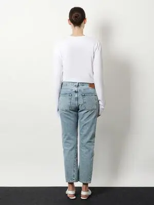 TOTEME Twisted Seam Organic Cotton Jeans - Multicolor
