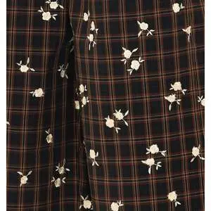 GANNI Shorts In Printed Check