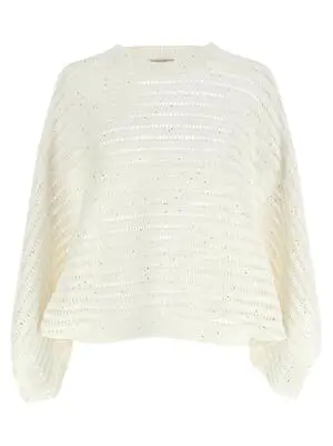 Peserico Tricot Florette Sweater - White