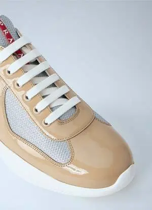 Prada America's Cup Sneakers - Cream