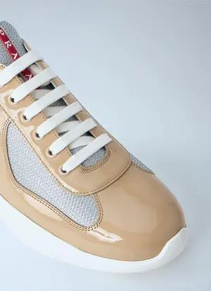 Prada America's Cup Sneakers - Cream