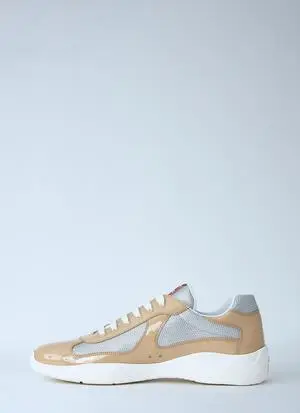 Prada America's Cup Sneakers - Cream