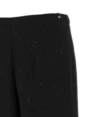 Herno Micro Sequin Pants - Black