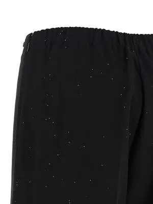 Herno Micro Sequin Pants - Black