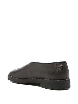 LEMAIRE Piped Leather Slippers