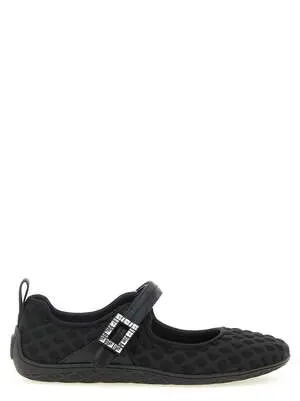 ROGER VIVIER Viv Low' Ballet Flats - Black