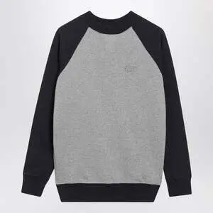 Miu Miu Cotton Color-block Sweatshirt - Gray