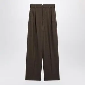 Loro Piana Check-pattern Trousers In Wool And Cashmere - Multicolor