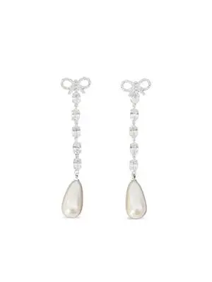 SELF-PORTRAIT Drop Earrings - Silver