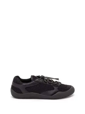 Prada Speedrock Leather And Mesh Sneakers - Multicolor