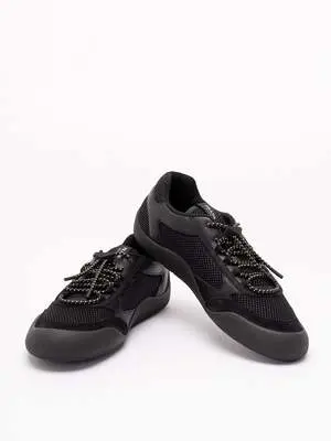 Prada Speedrock Leather And Mesh Sneakers