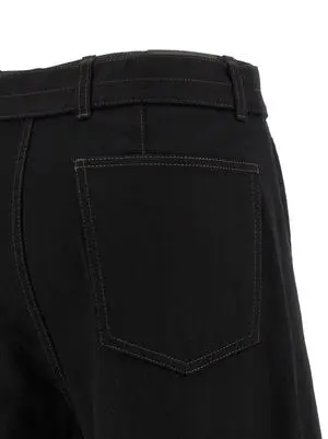 LEMAIRE Twisted Belted' Jeans - Black