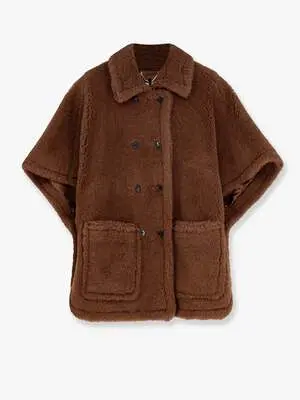 Max Mara Mxacavallo Alpaca, Cashmere And Silk Cape - Multicolor