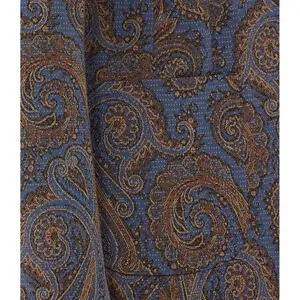 Etro Jacquard Single-breasted Jacket In Cotton Blend With Paisley Pattern