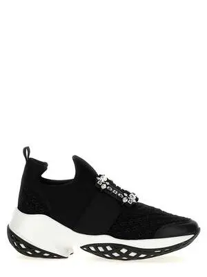 ROGER VIVIER Viv' Run Sneakers - Black