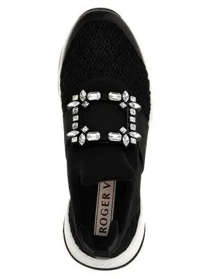 ROGER VIVIER Viv' Run Sneakers - Black