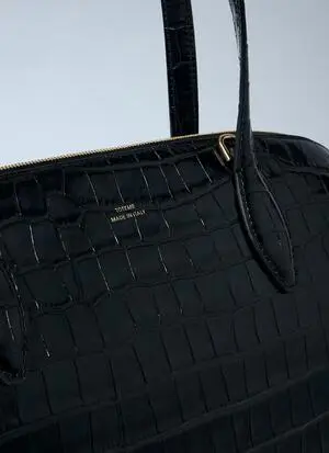 TOTEME Croc-embossed Day Tote Bag