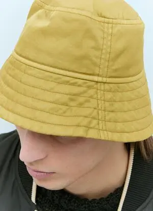 Dries Van Noten Topstitching Bucklet Hat