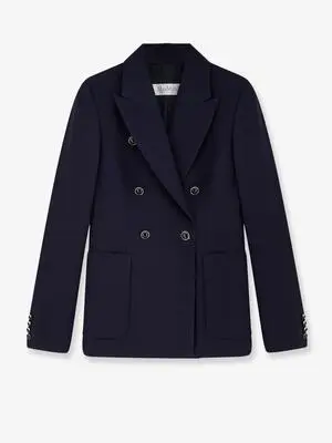 Max Mara Virgin Wool Double-breasted Blazer