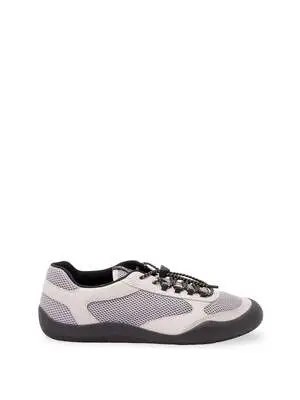 Prada Speedrock Leather And Mesh Sneakers - Multicolor