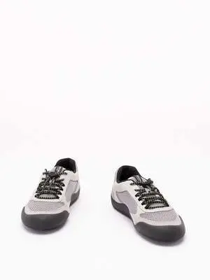 Prada Speedrock Leather And Mesh Sneakers - Multicolor
